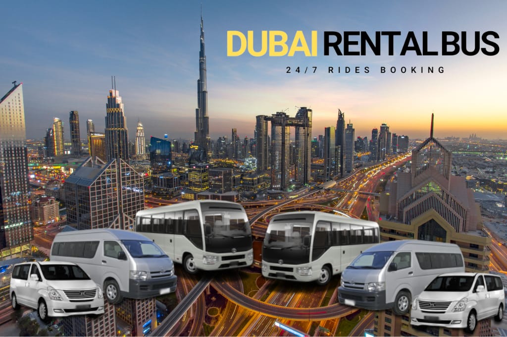Luxury Bus Rental In Dubai - Minibus Hire with Driver